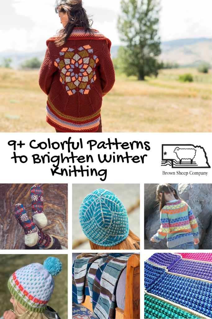 9+ Colorful Patterns to Brighten Winter Knitting - Brown Sheep Company ...
