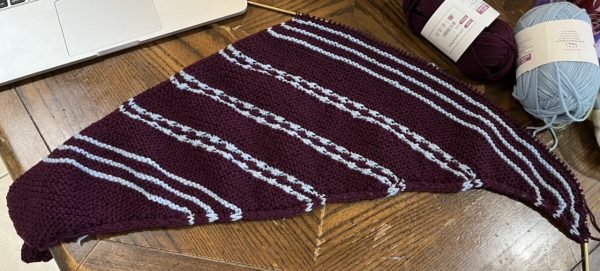 The True Blue Shawl: A Review - Brown Sheep Company, Inc.