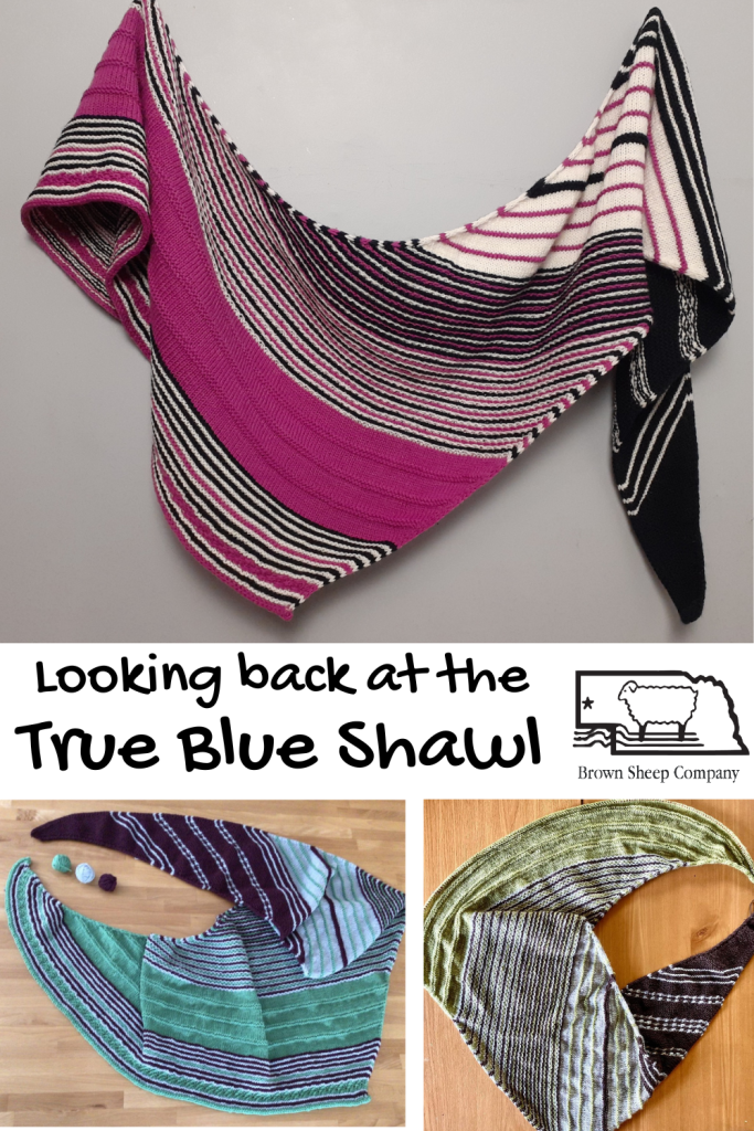 The True Blue Shawl: A Review - Brown Sheep Company, Inc.