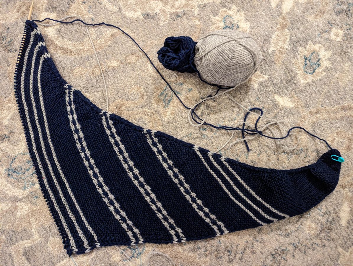 The True Blue Shawl: A Review - Brown Sheep Company, Inc.