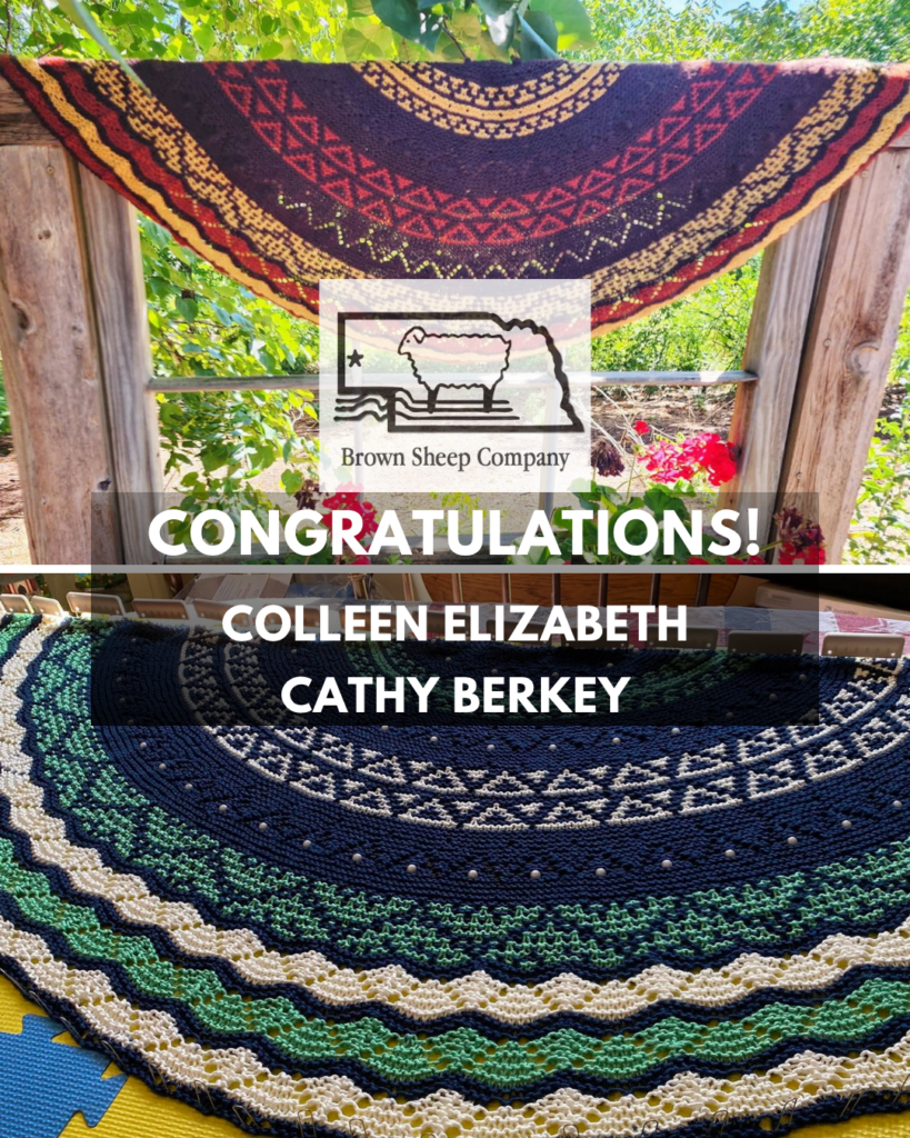 Looking Back at the Mosaic Magic Shawl - Brown Sheep Company, Inc.
